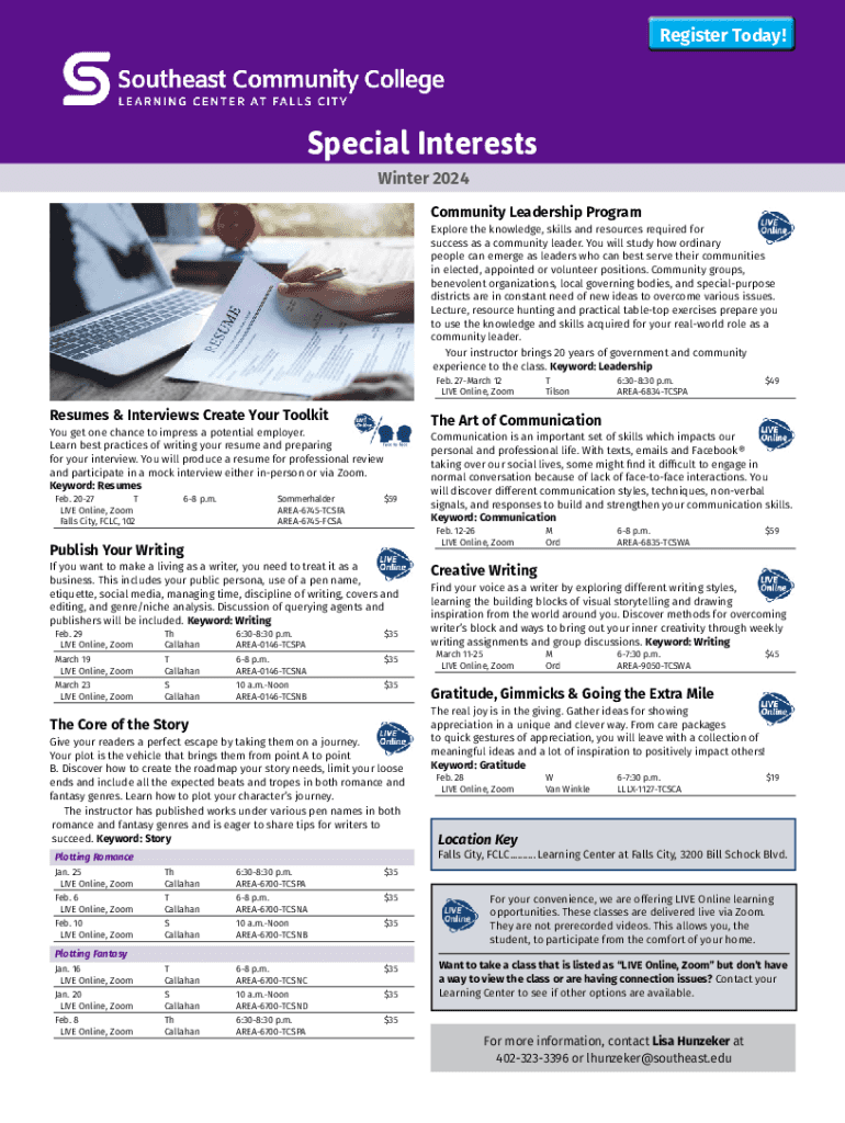 Fillable Online Community Leadership Online Certificate Program Fax Email Print - pdfFiller