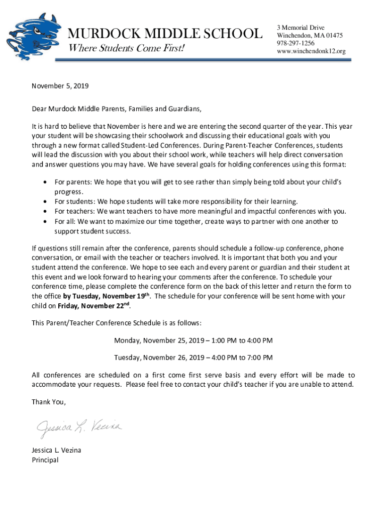 Fillable Online Contact Information - Murdock Middle School (03430315 ...