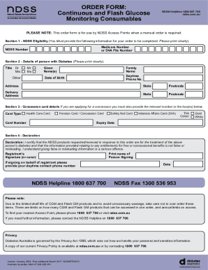 Fillable Online Download NDSS forms Fax Email Print - pdfFiller