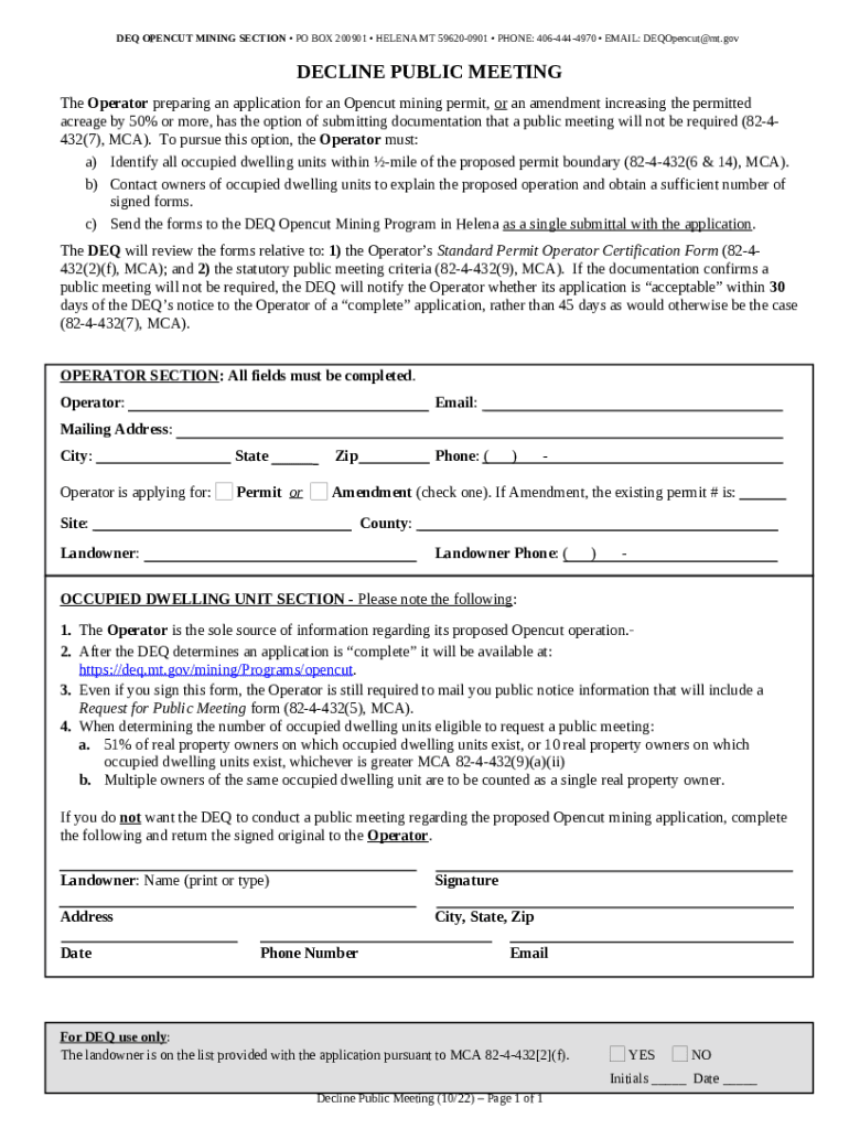 Regulation Number 15 - The Arkansas Open-Cut Mining and ... - deq mt ...