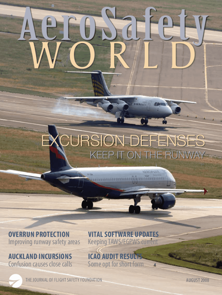 Fillable Online Global Action Plan for the Prevention of Runway Excursions Fax Email Print ...