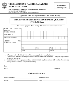 Fillable Online net banking Application form Fax Email Print - pdfFiller