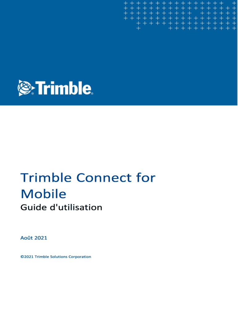 Remplissable En Ligne Getting the Trimble Connect Mobile Application ...