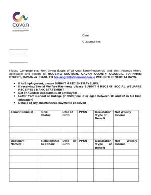 Application for - SUPPORT Doc Template | pdfFiller