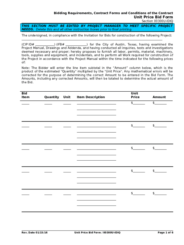 (CIP ID#) (IFB#) for the City of Austin, Texas, having examined the ...