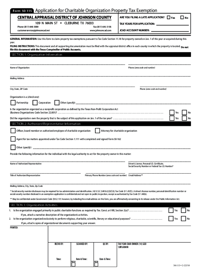 Fillable Online 50-115 231103. Form 50-808, Residence Homestead ...