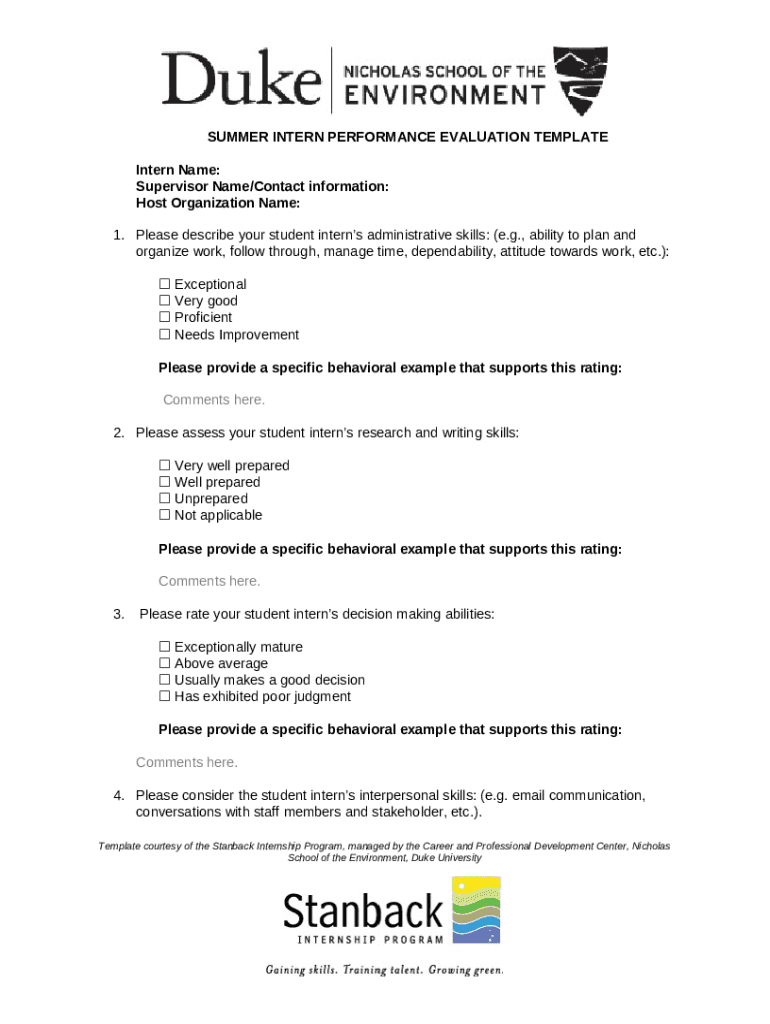 Intern-Perance-Evaluation-Template-intern-public.docx Doc Template | pdfFiller