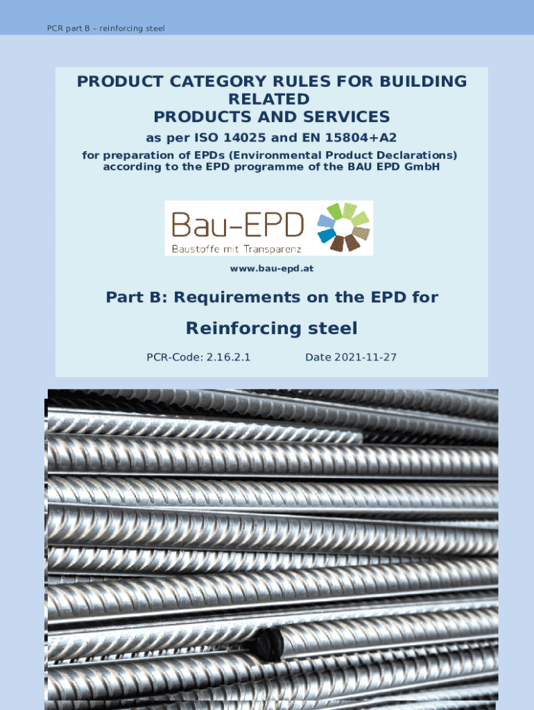 BRE Global Product Category Rules (PCR) For Type III ... Doc Template ...