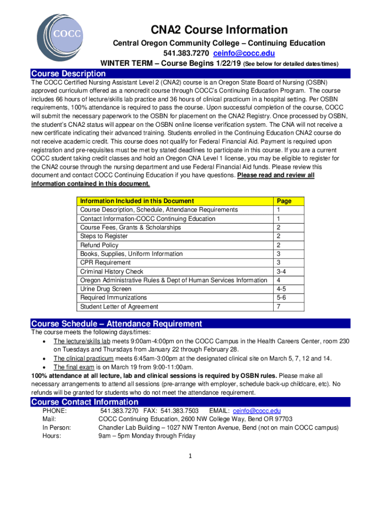 Fillable Online Continuing Education Forms and Policies Fax Email Print - pdfFiller