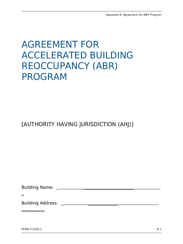 Building Re-Occupancy Assessment Services Doc Template | pdfFiller