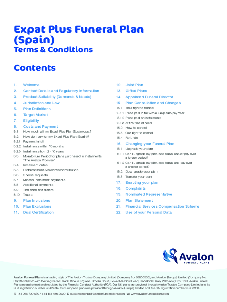 Fillable Online Regulation of funeral plans: Feedback to CP21/20 and ...