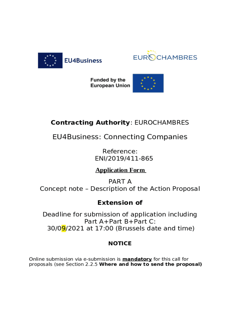 Contracting Authority: EUROCHAMBRES Doc Template | pdfFiller