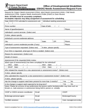 Adult Needs Assessment (ANA)/ Child Needs Assessment ... Doc Template ...