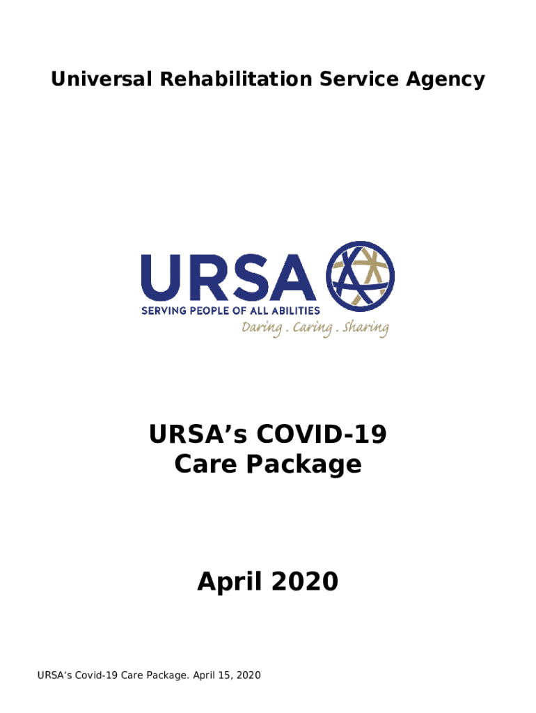 Universal Rehabilitation Service Agency (URSA) - Serving ... Doc ...