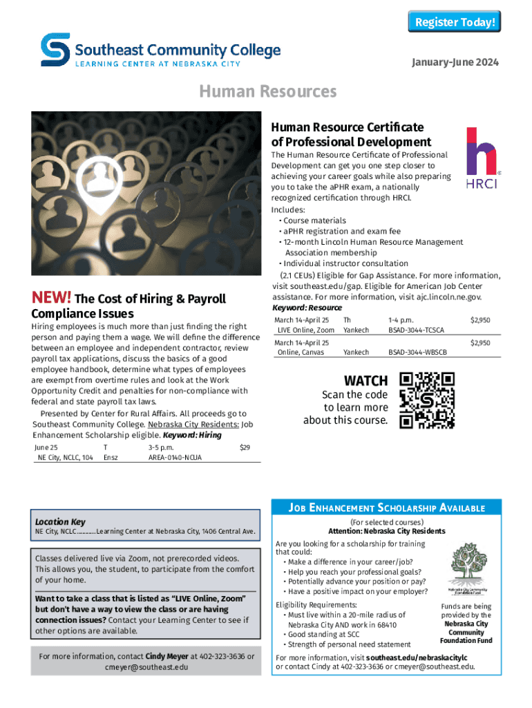 Fillable Online Leadership in Human Resources Management Certificate ...