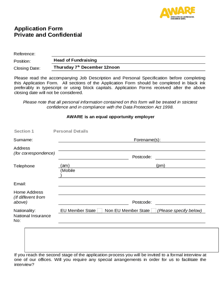 Application (Word) - Southwark Council Doc Template | pdfFiller