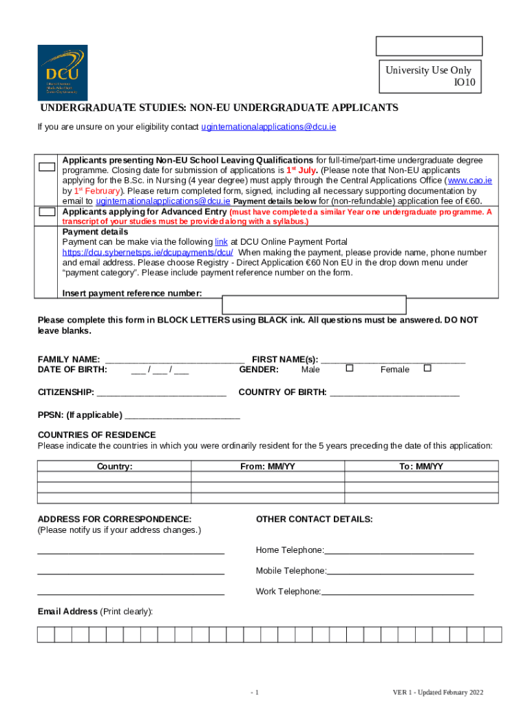 Entry requirements criteria for EU/EFTA/UK applicants Doc Template ...
