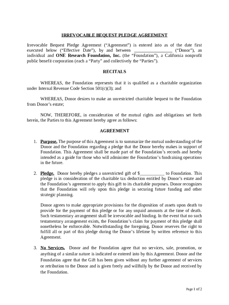 Donor-Funded Naming Opportunities and Fund Minima Doc Template | pdfFiller