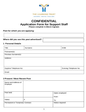 Thomas Telford School Doc Template | pdfFiller