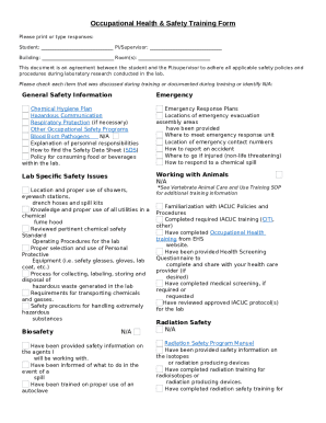 Summary of Hazard Assessment for Programs Involving ... - ehs ...