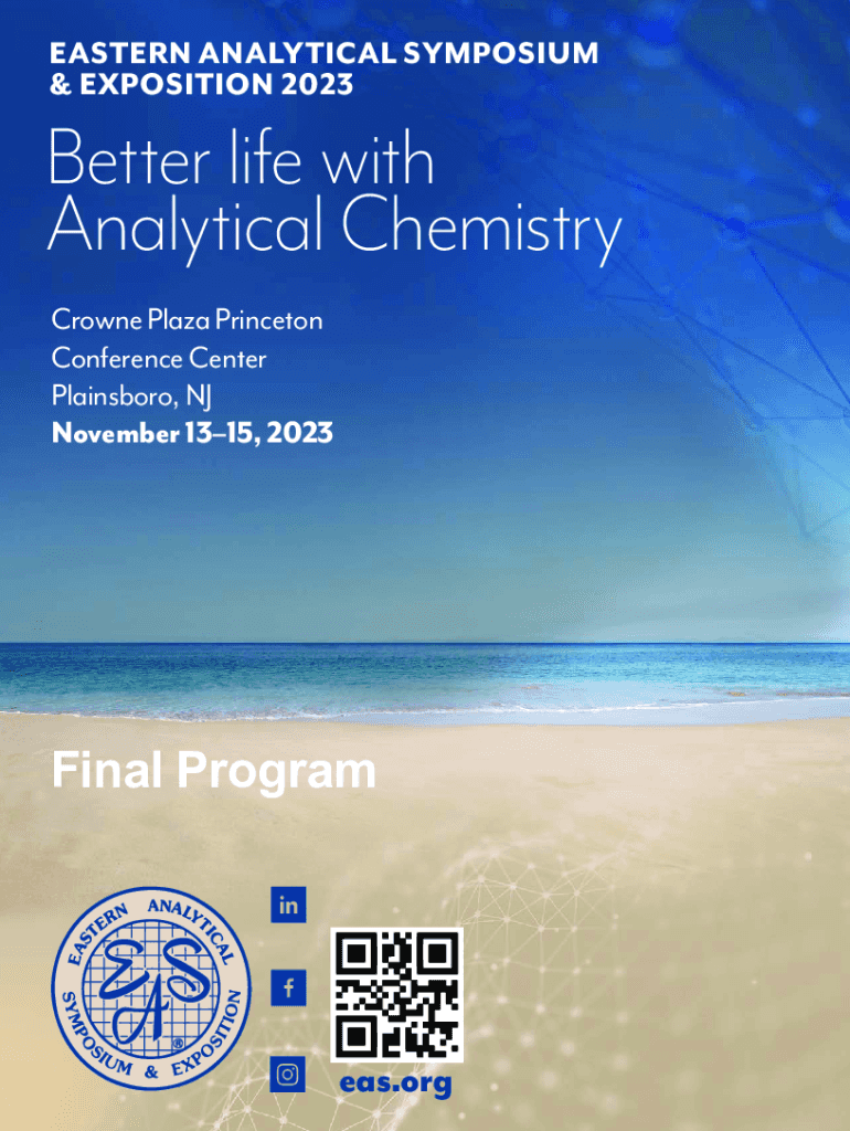 Fillable Online Eastern Analytical Symposium and Exposition Fax Email Print - pdfFiller