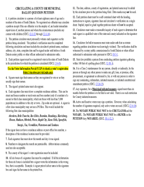 Fillable Online Guidelines for Initiative Petition Circulators Fax ...