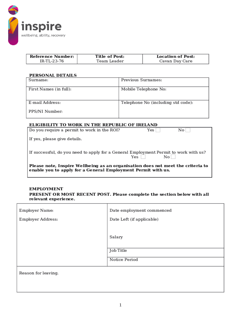 Application : A2 Reference Number (for office use) Doc Template | pdfFiller