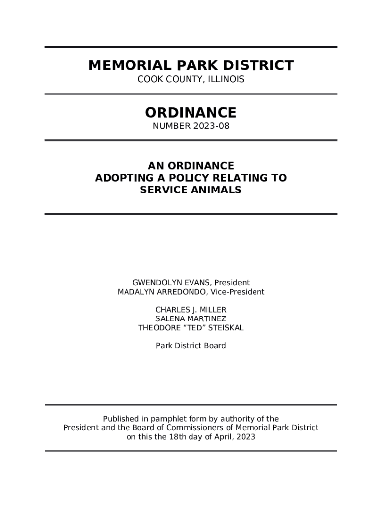 Adopt Policy Doc Template | pdfFiller