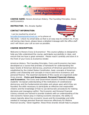 American History - Founding Principles, Civics and Economics ... Doc ...