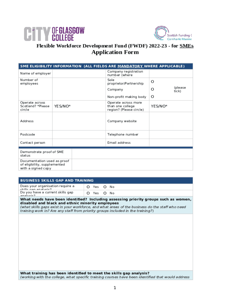 FWDF Guidance 2022-23 Annex B Process flow-chart and application 2022-23 - SME Doc Template ...