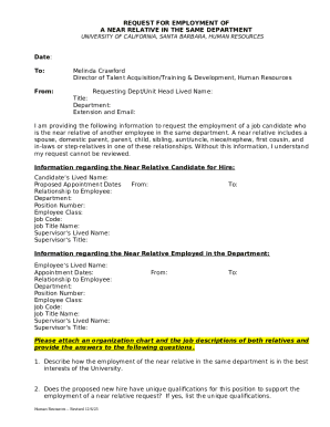 Internal Promotion Policy Request Doc Template | pdfFiller