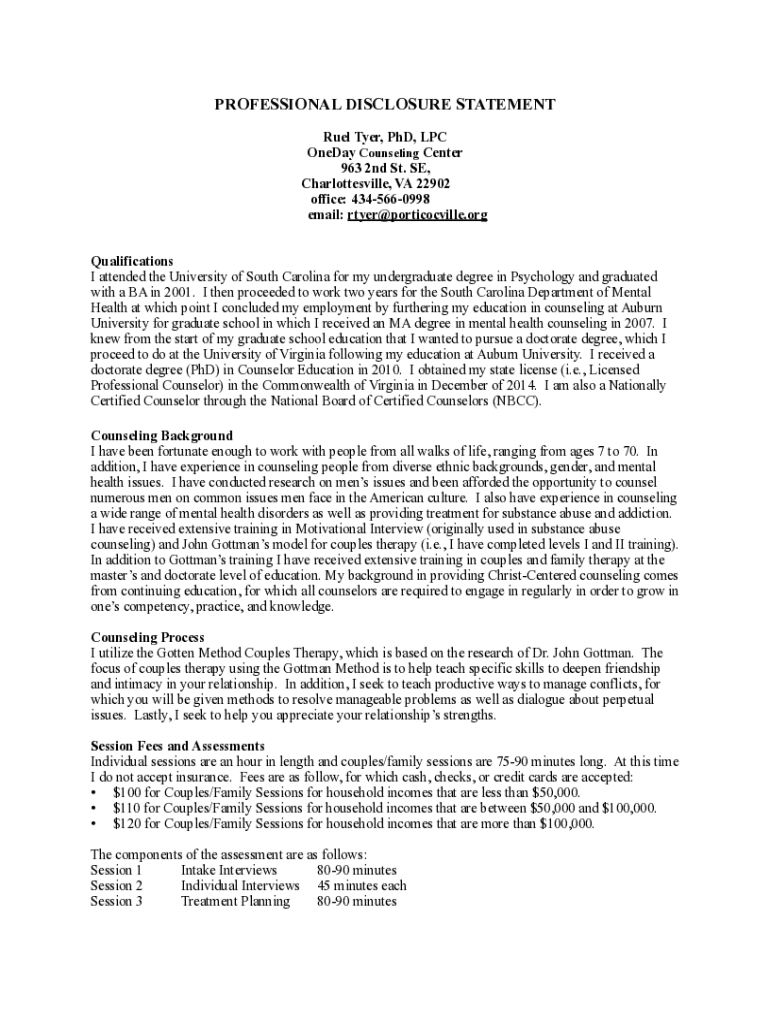 Fillable Online About Dr. Ruel Tyer - Charlottesville - OneDay Fax ...