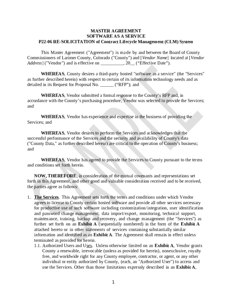 P22-06 RE-SOLICITATION of Contract Lifecycle Management (CLM) System ...