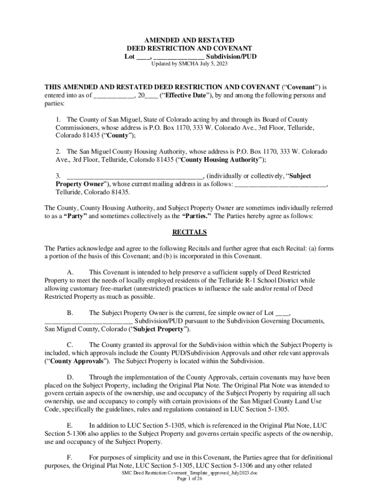 Fillable Online Covenant Template Fax Email Print - pdfFiller