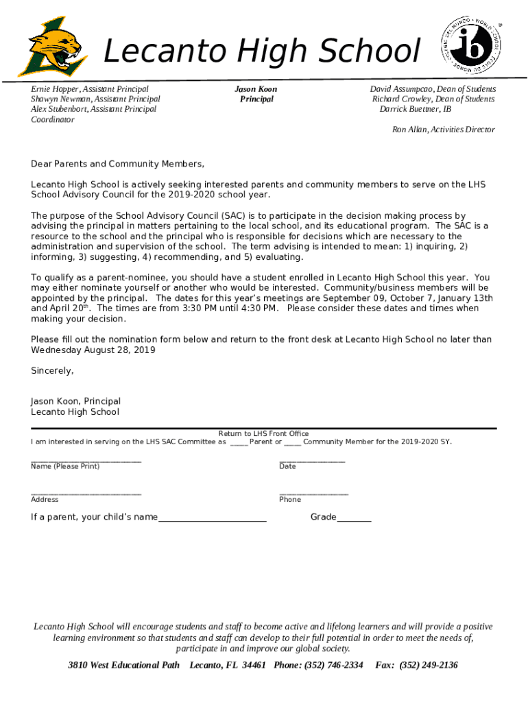 Lecanto High is taking a whole-school approach to helping ... Doc ...