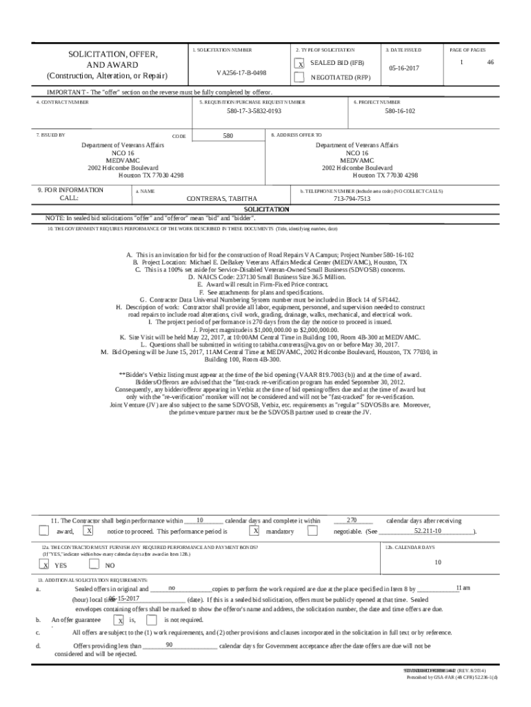 SECTION SF 30 BLOCK 14 CONTINUATION PAGE ... Doc Template | pdfFiller
