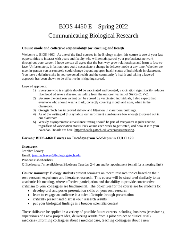 B.S. Biological SciencesM.S. Bioengineering Doc Template | pdfFiller