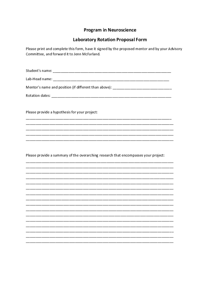 Fillable Online lifesciences umaryland Program in Neuroscience ...