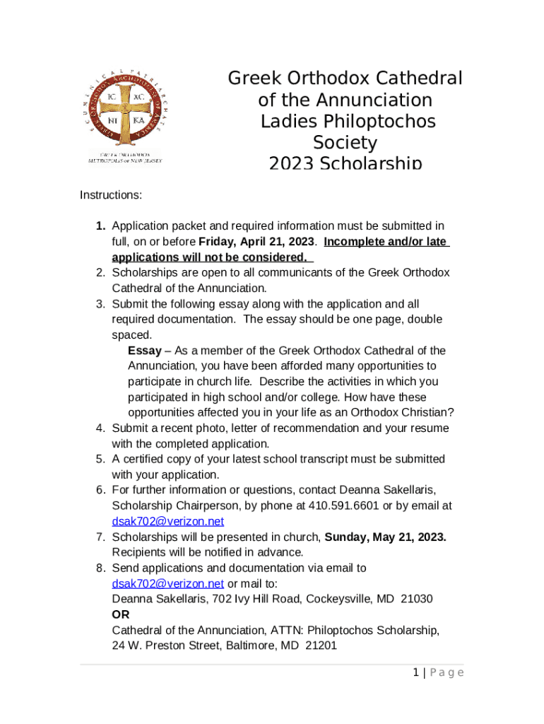 Annunciation Greek Orthodox Cathedral - Home Doc Template | pdfFiller