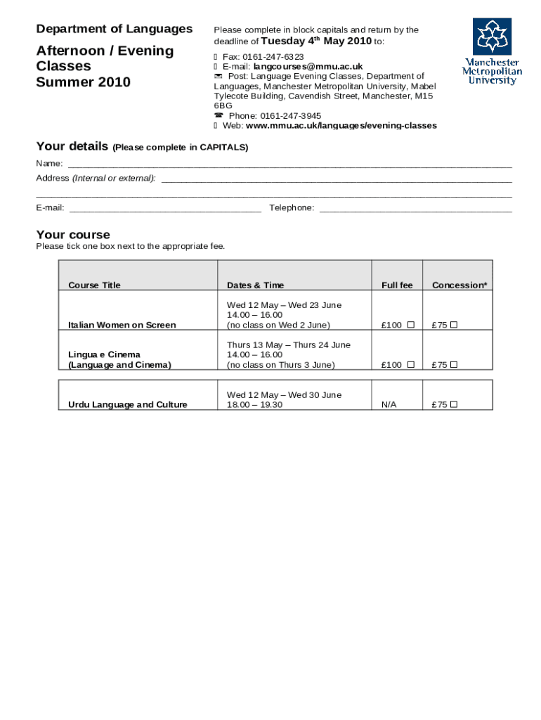 Foreign Language Requirement s Doc Template | pdfFiller