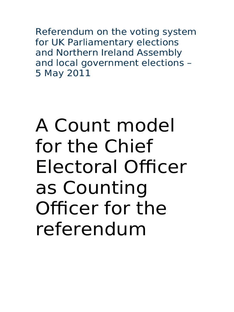 Referendum on the voting system for UK Parliamentary ... Doc Template ...