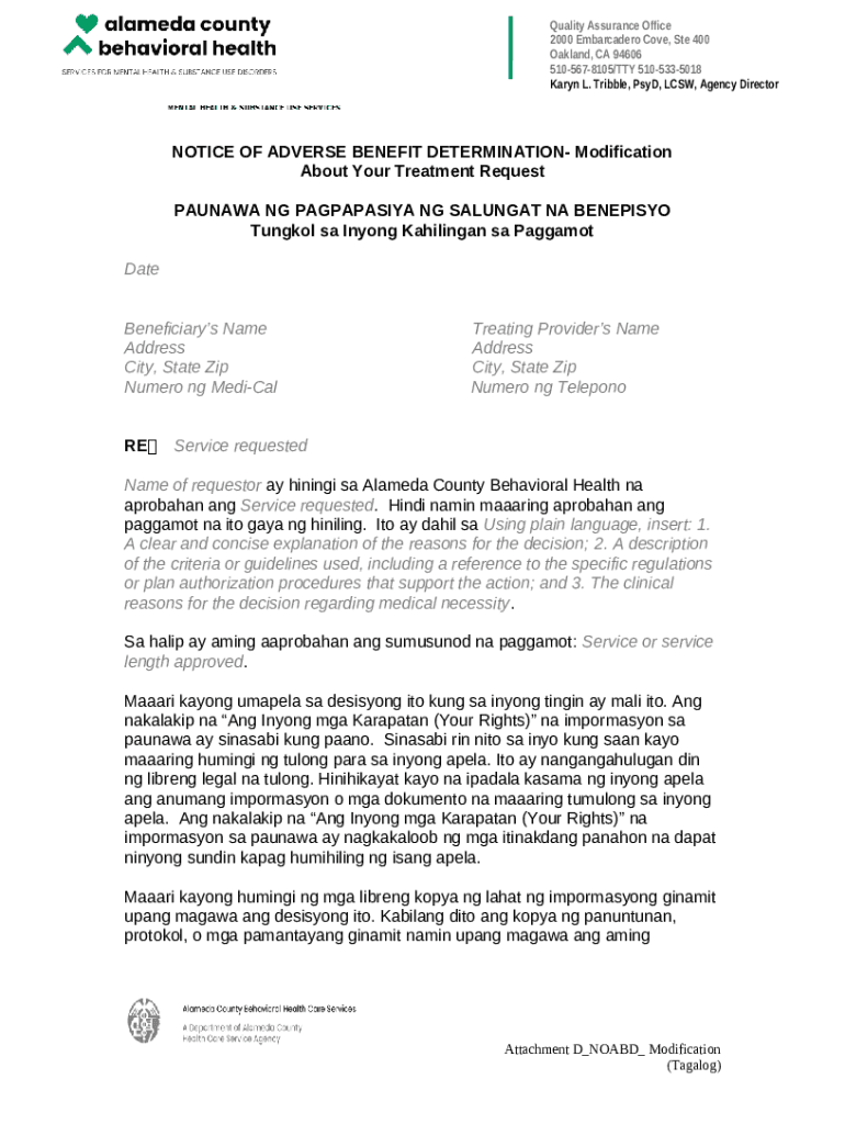 SD Grievance - Appeal Brochure - Tagalog (pdf) Doc Template | pdfFiller