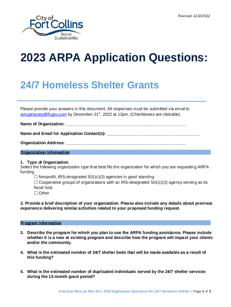 HOME-ARP Supportive Services Application Guide Doc Template | pdfFiller