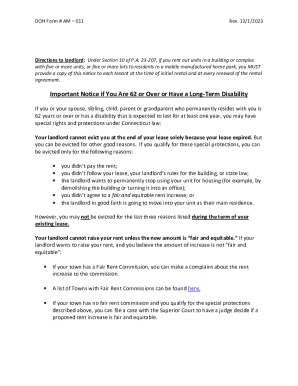 Fillable Online 47a-23c notice to tenants - DOH form 011 Fax Email ...