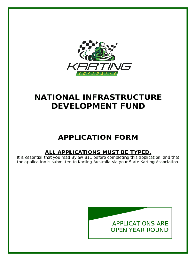 national infrastructure development fund application ... Doc Template ...