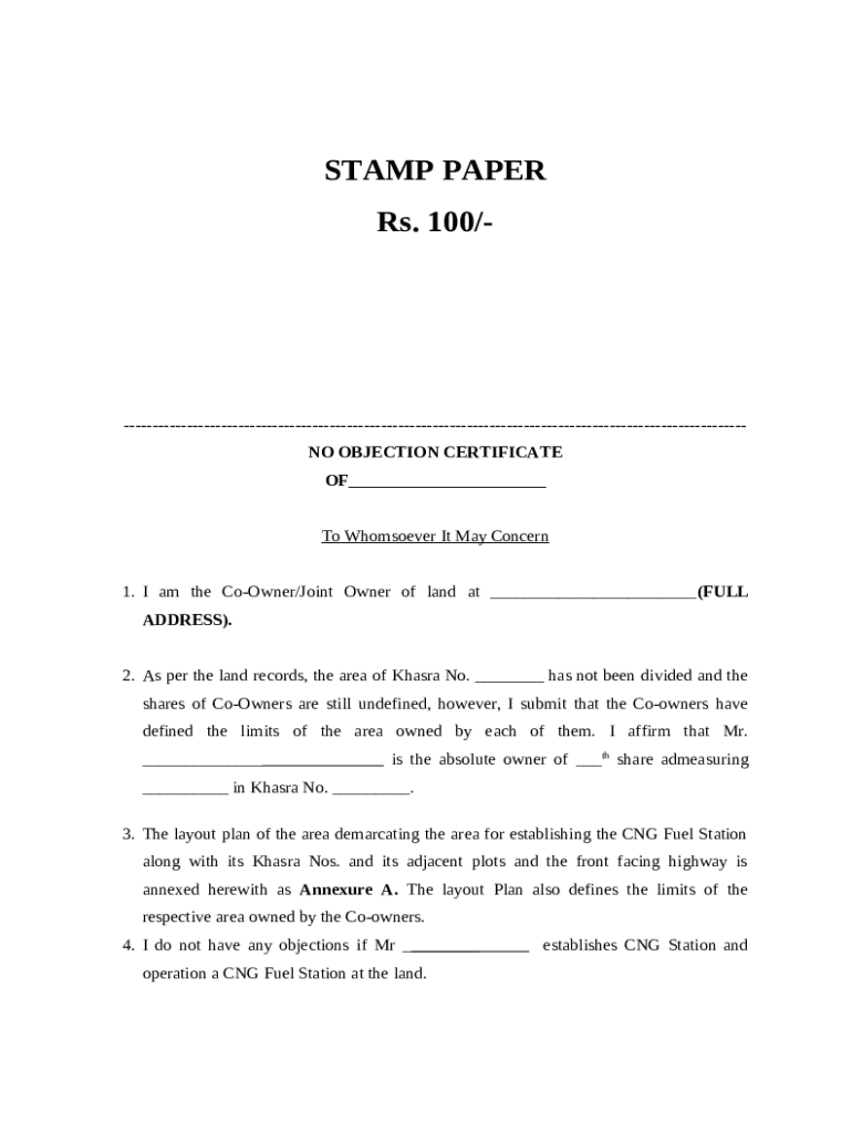 No Objection Certificates Nocs All You Need To Know Doc Template