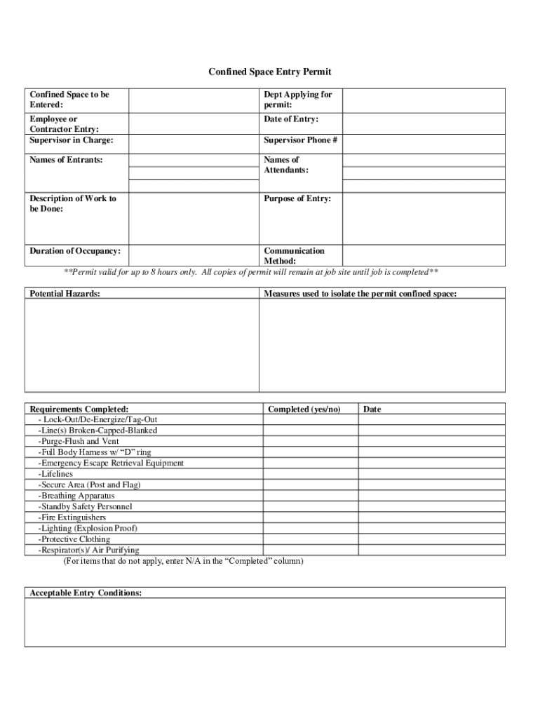 Fillable Online Pipeline Repair/Modification Work Job Planning Template ...