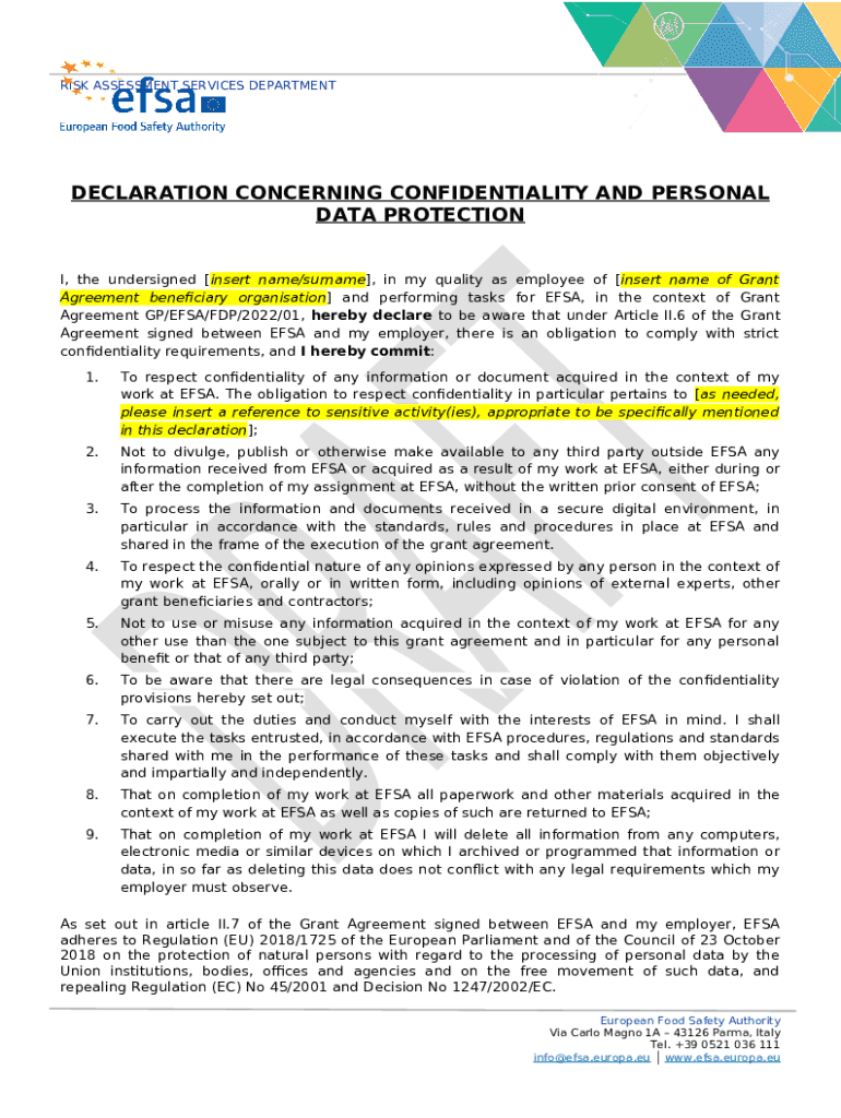 Standard application EDF - European Commission Doc Template | pdfFiller