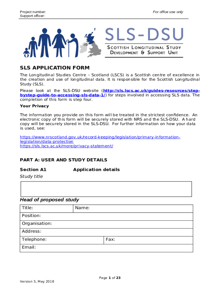 SLS APPLICATION - sls lscs ac Doc Template Doc Template | pdfFiller