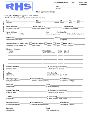 Fillable Online Required Documents for New Student Enrollment.docx Fax ...